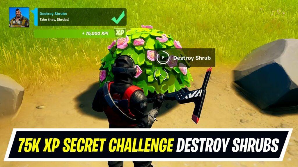 Fortnite Destroy Shrubs: How to do it in 3 Steps