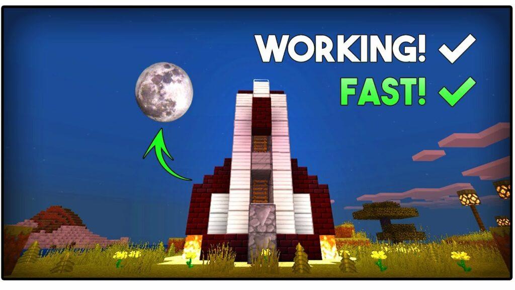 Minecraft: How to Make a 100% Working Rocket | Easy Rocket Making Guide ...